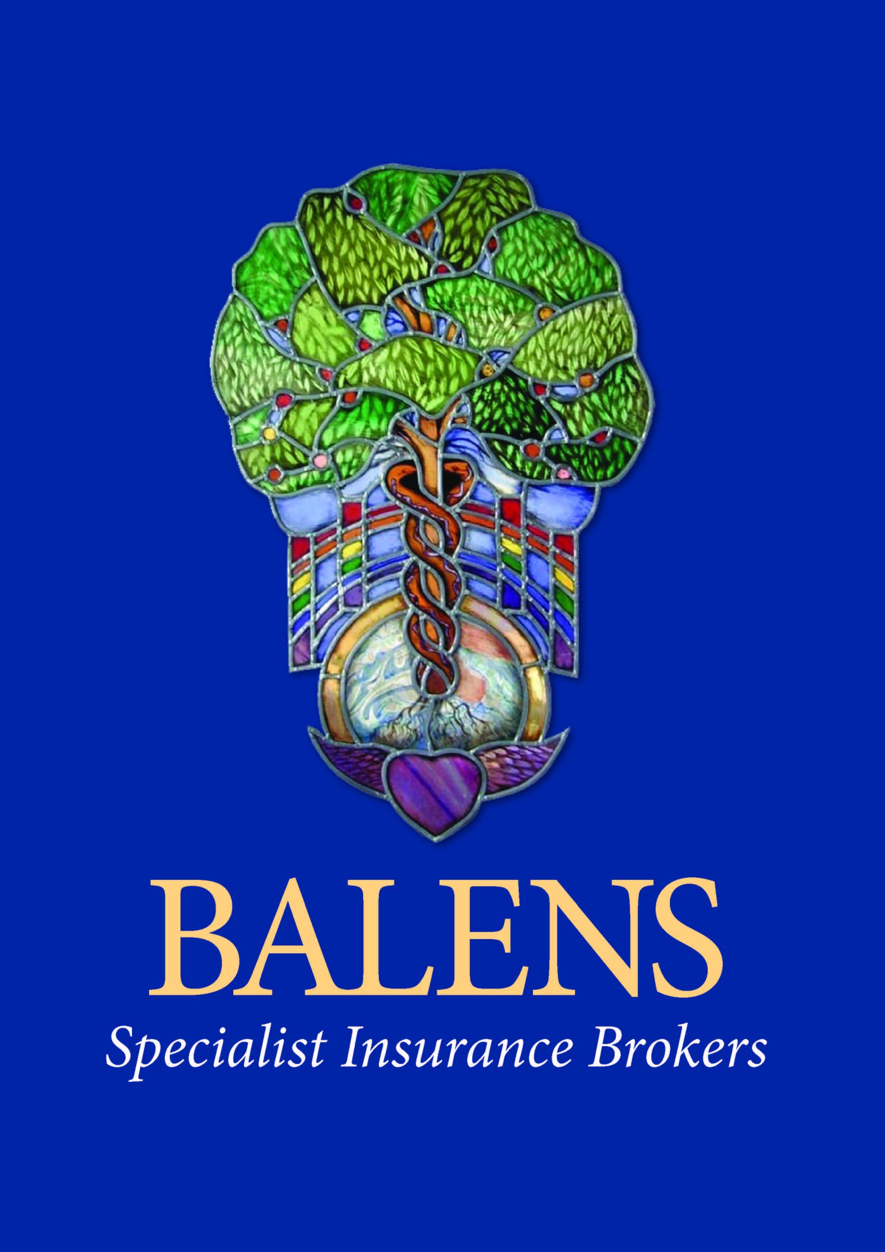 Balens logo against blue backgrounds | Integrative Health Convention